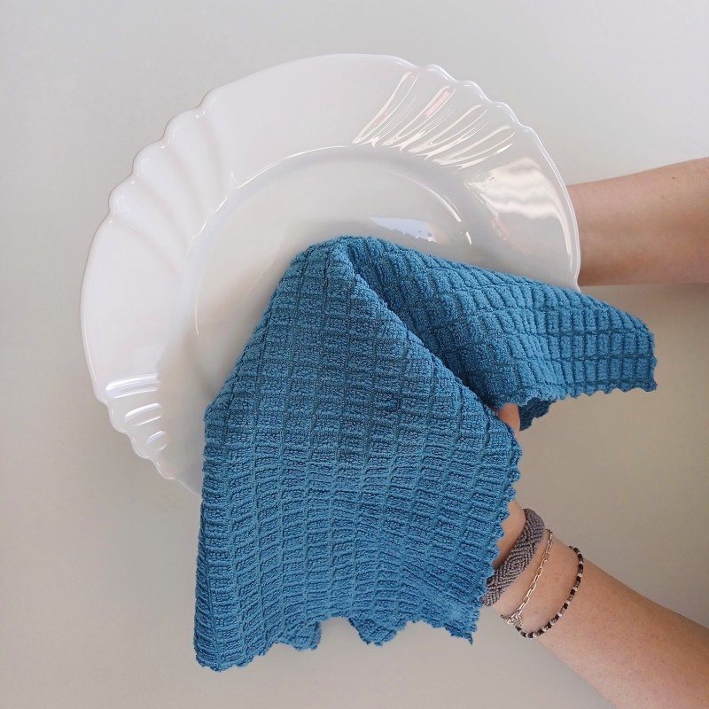 LOT DE 3 LAVETTES MICROFIBRES - CUISINE