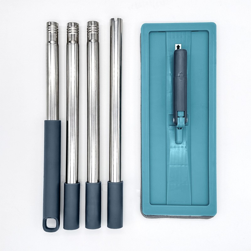 Kit de lavage sol - balai à plat microfibre avec recharge